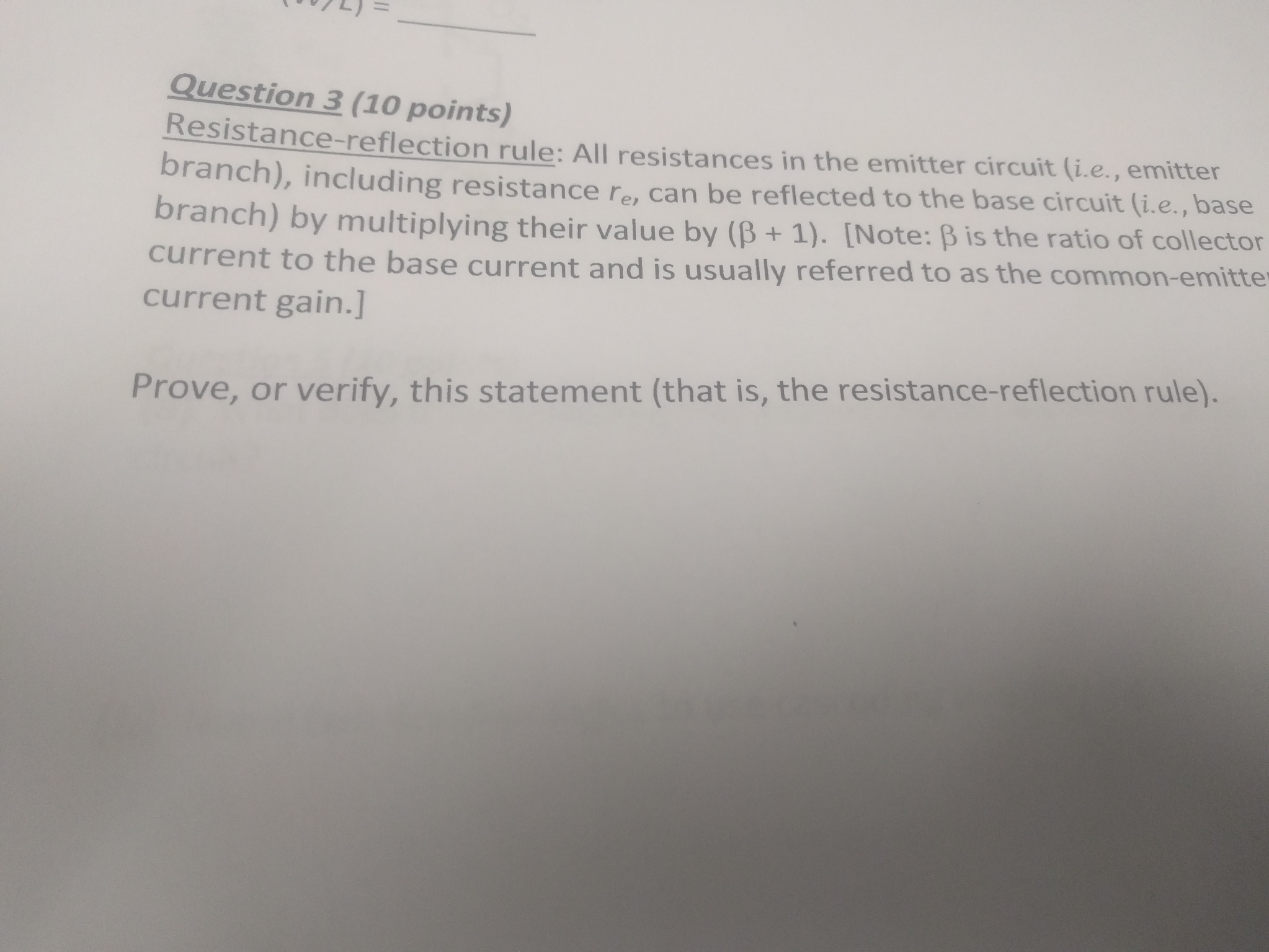 Solved Resistance-reflection rule: All resistances in the | Chegg.com