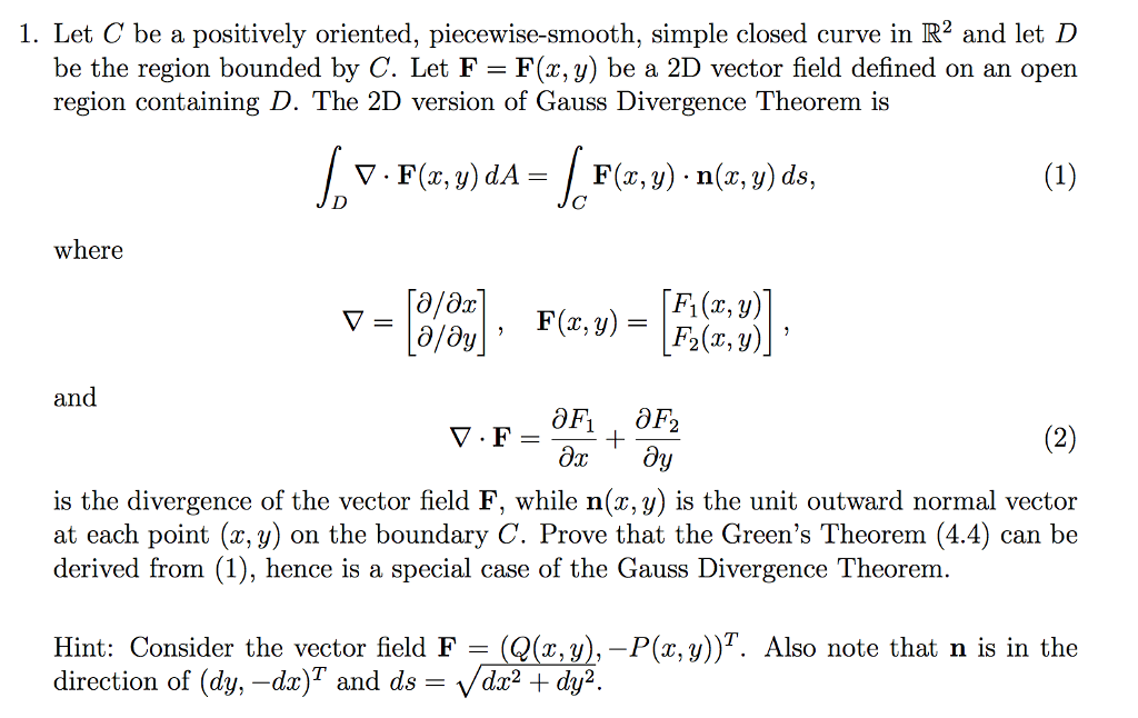 Solved 1. Let C be a positively oriented, piecewise-smooth, | Chegg.com