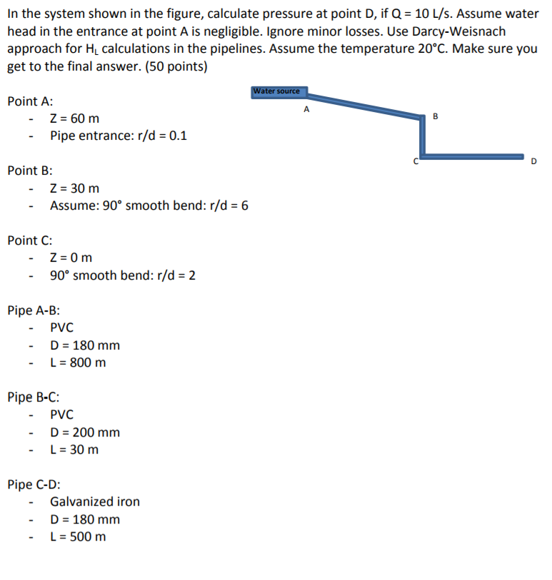 Solved In the system shown in the figure, calculate pressure | Chegg.com