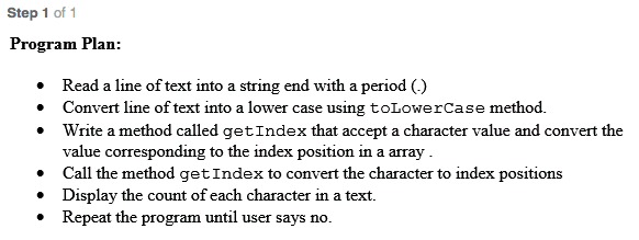 Solved Write a program that will read a line of text that | Chegg.com