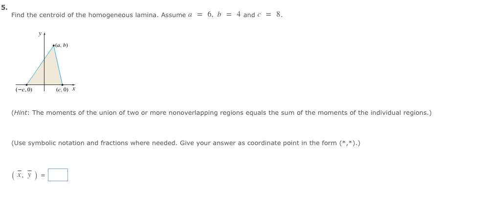 Solved 10 Calc II Questions: Center of Mass, Centroid, The | Chegg.com