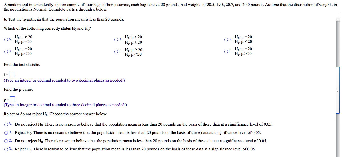 Solved A random and independently chosen sample of four bags | Chegg.com