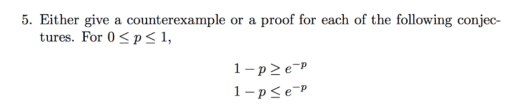 Solved Either give a counterexample or a proof for each of | Chegg.com