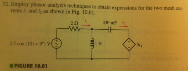Solved Employ phasor analysis techniques to obtain | Chegg.com