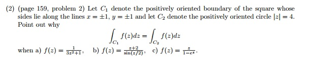 Solved Let C_1 denote the positively oriented boundary of | Chegg.com