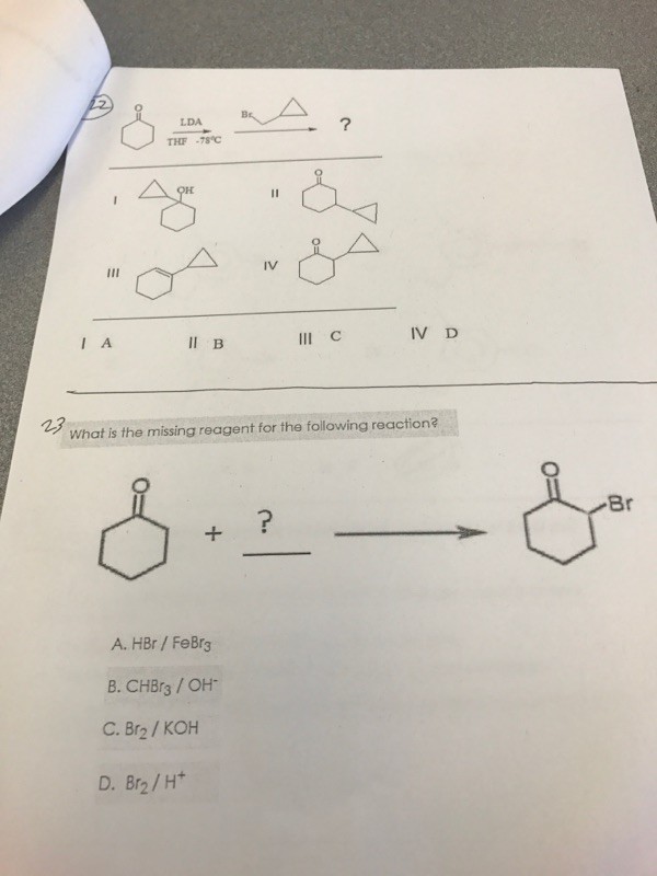 Solved What is the missing reagent for the following | Chegg.com