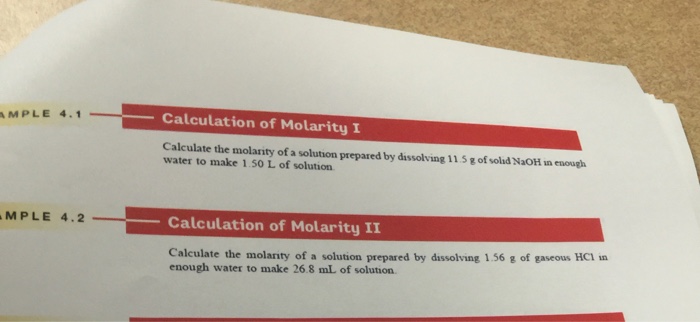 Solved Calculate the molarity of a solution prepared by | Chegg.com