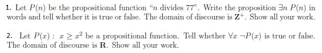 Let P(n) be the propositional function un divides | Chegg.com