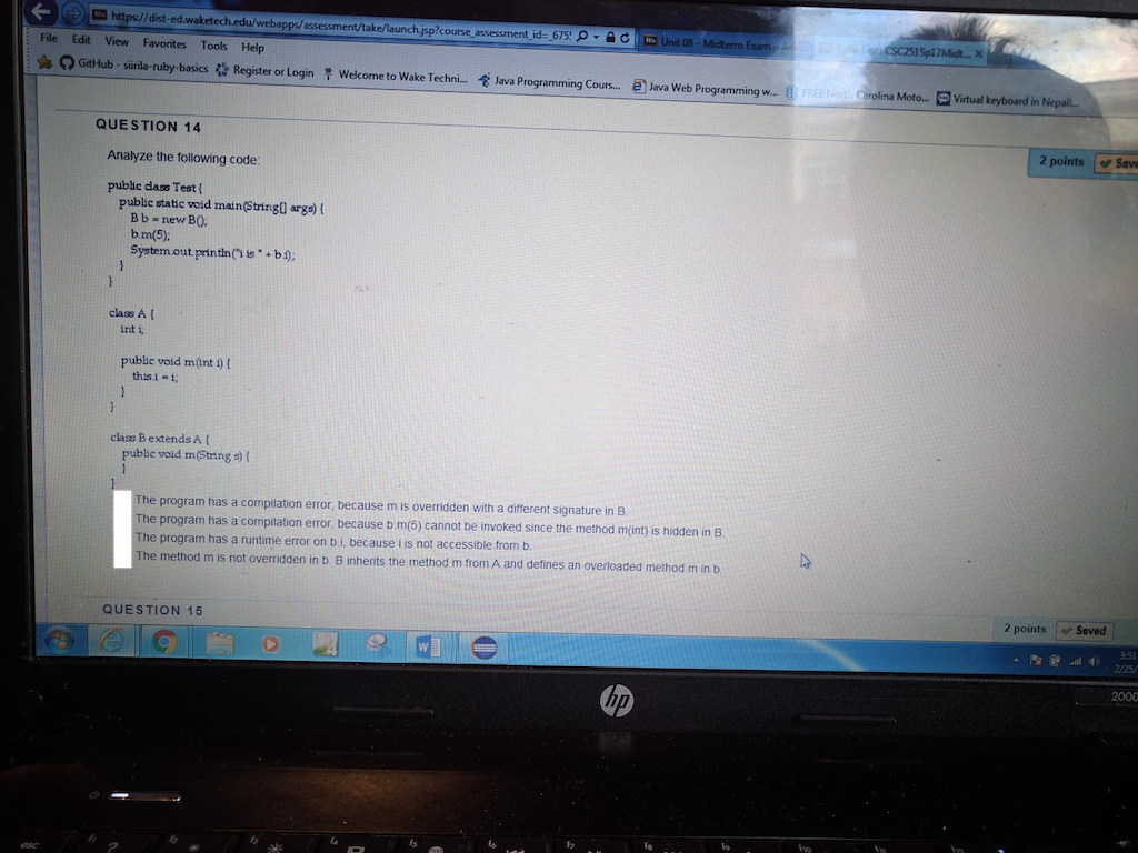 Solved Java expert please help me multiple choice questions. | Chegg.com