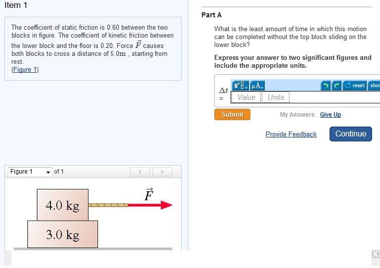 Solved The Coefficient Of Static Friction Is 0 60 Between