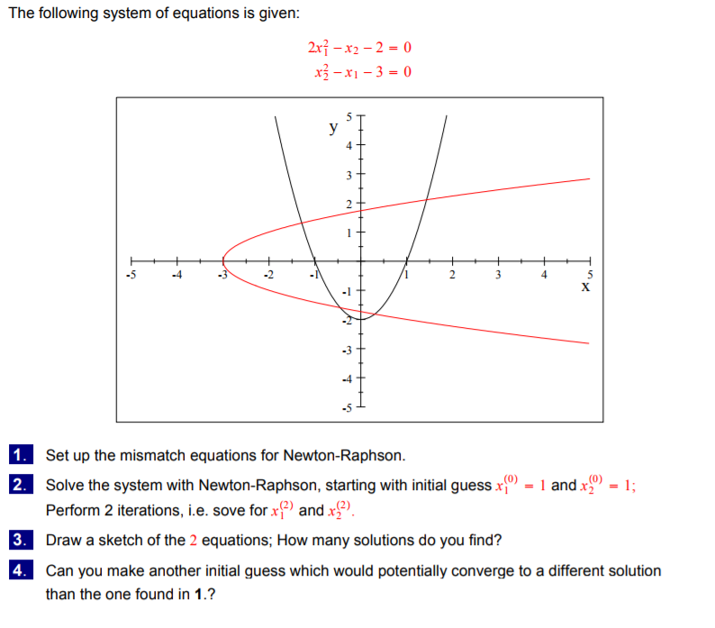 Solved The following system of equations is given ri-ri-3=0 | Chegg.com