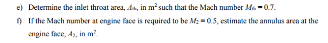 Solved 1. A subsonic pitot inlet (shown in figure 1) is | Chegg.com