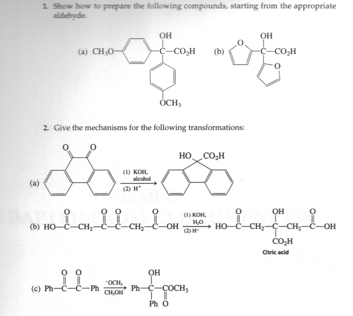 Solved Show how to prepare the following compounds, starting | Chegg.com