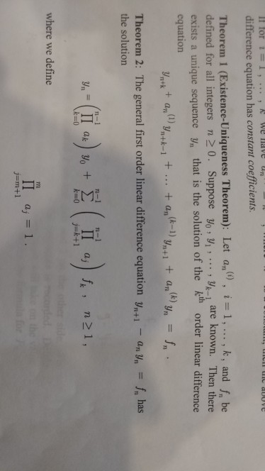 1. Solve the following: (n + 3)yn+1 = (n + 5)Un C. d. | Chegg.com