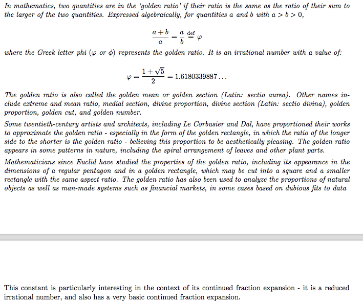 Solved In mathematics, two quantities are in the ‘golden | Chegg.com