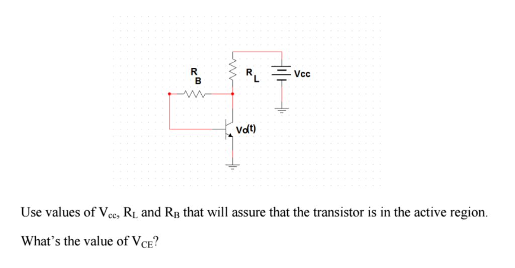 Solved I know the requirements for the transistor to be in | Chegg.com