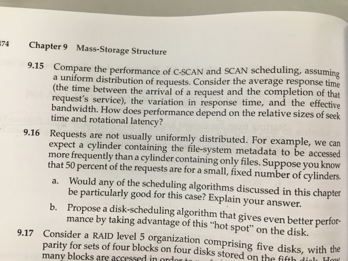 Solved Compare the performance of C-SCAN and SCAN | Chegg.com