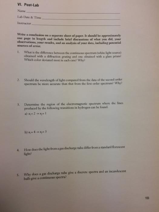Solved Write a conclusion on a separate sheet of paper. It | Chegg.com