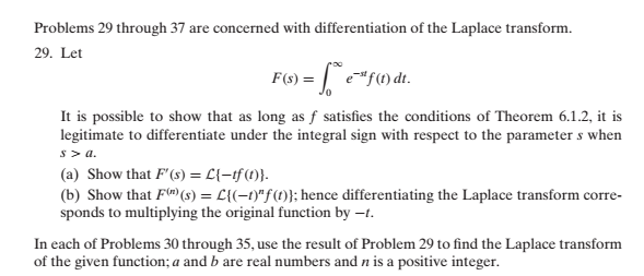 Solved Problems 29 Through 37 Are Concerned With Chegg