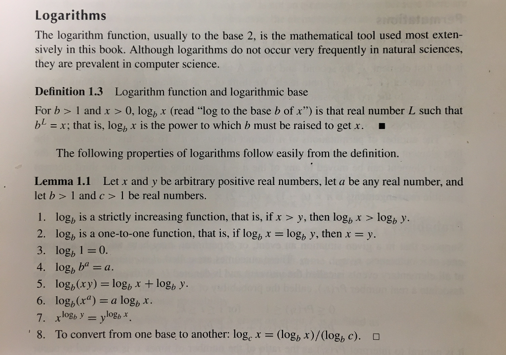 Solved 1.1a Prove property/number 6 (proofs). Consider the | Chegg.com