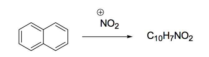 Solved Naphthalene can be nitrated to produce | Chegg.com