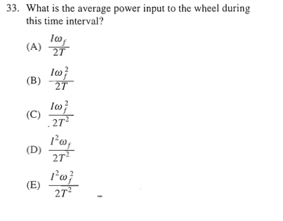 Solved What is the average power input to the wheel during | Chegg.com