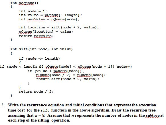 Solved Write the recurrence equation and initial conditions | Chegg.com
