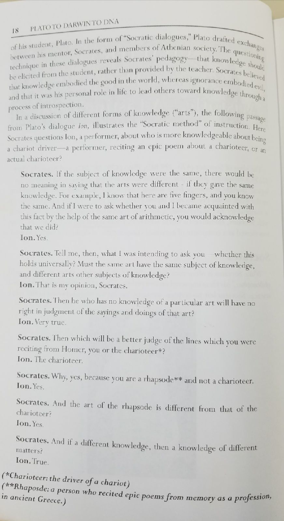 Solved CHAPTER 3 Socrates, Plato, and Aristotle A Lasting | Chegg.com