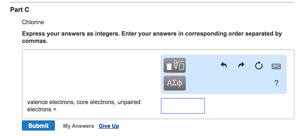 Solved For each element, indicate the number of valence | Chegg.com