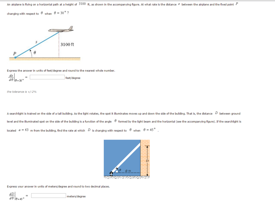 Solved An airplane is flying on a horizontal path at a | Chegg.com