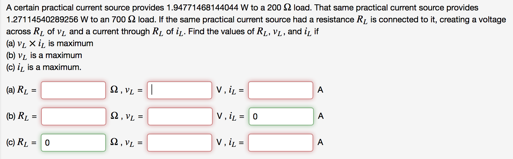 Solved A certain practical current source provides | Chegg.com