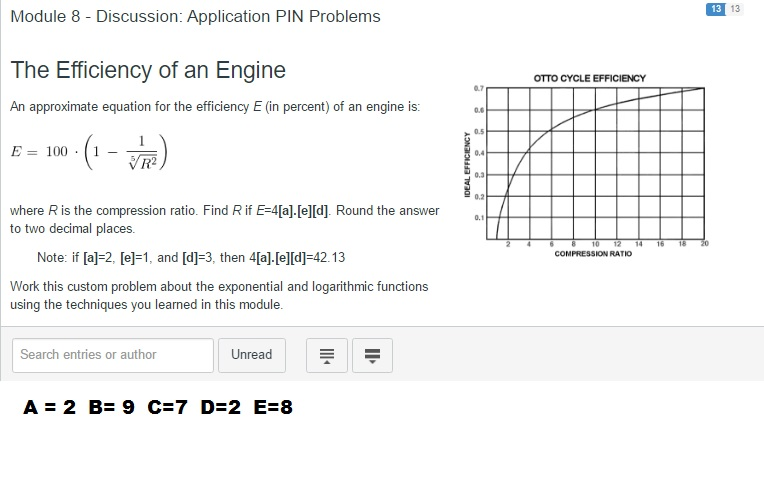 Solved The Efficiency of an Engine An approximate equation | Chegg.com