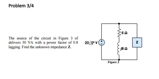 Solved The source of the circuit in Figure 3 of delivers 50 | Chegg.com