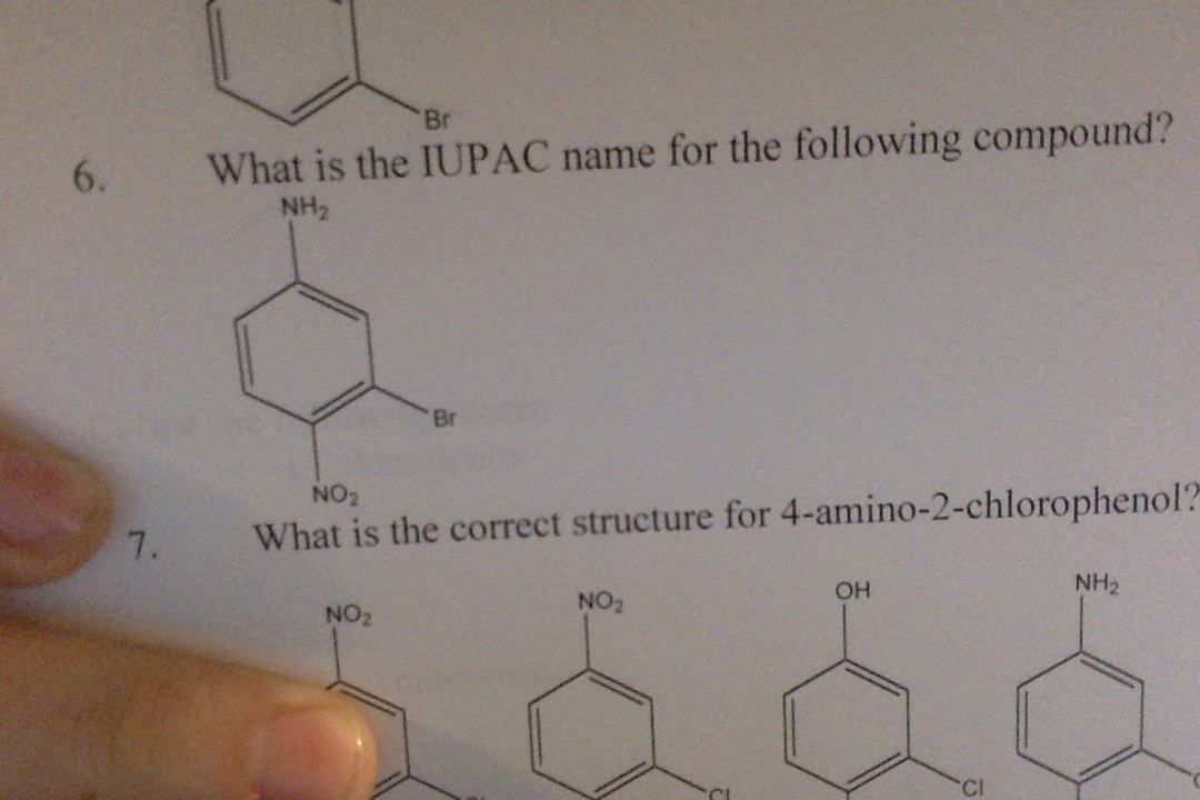 Solved What is the IUPAC name for the following compound? | Chegg.com