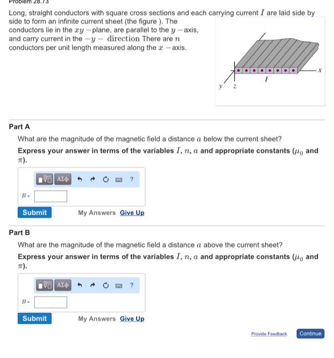 Solved Long, straight conductors with square cross sections | Chegg.com