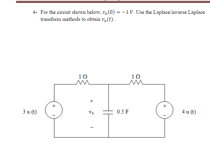Solved Obtain the state variable model for the circuit shown | Chegg.com