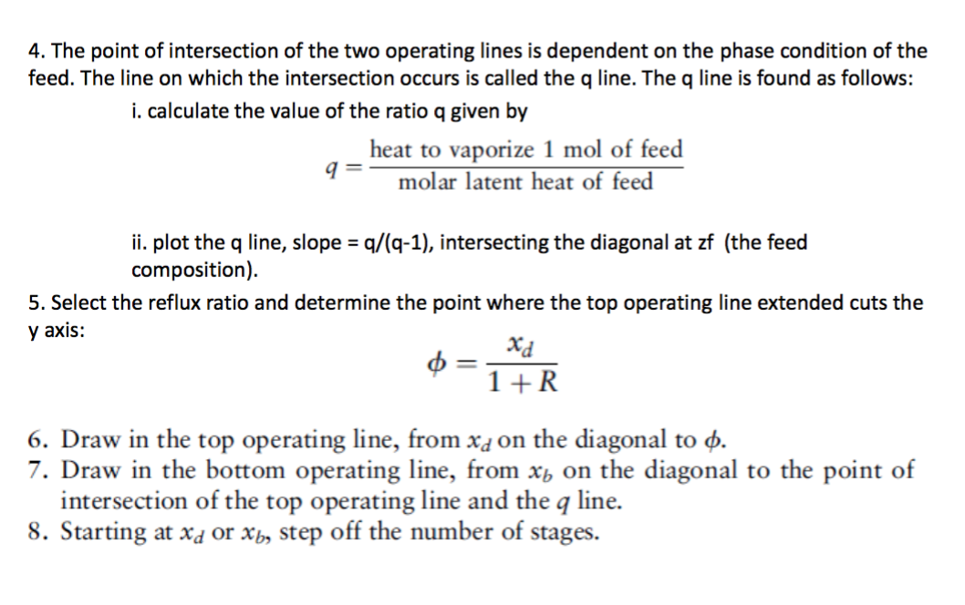 I need Flash Calculations in a distillation column | Chegg.com