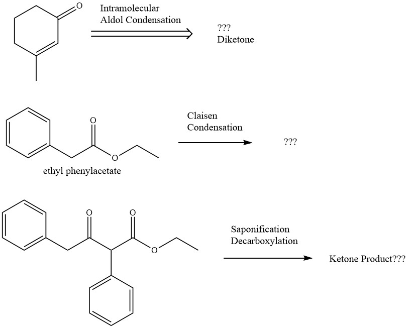 Solved O Intramolecular Aldol Condensation Diketone Claisen | Chegg.com