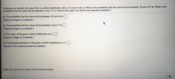Solved Suppose you sample one value from a uniform | Chegg.com