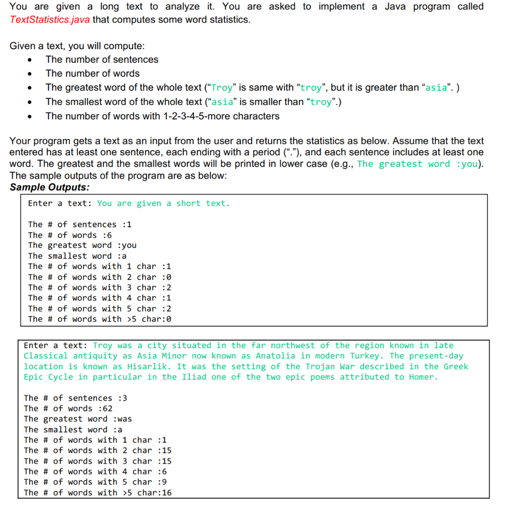 Solved You Are Given A Long Text To Analyze It You Are Chegg Solved You Are Given A Long Text To Analyze It You Are Chegg