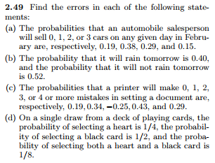 Solved Find the errors in each of the following statements: | Chegg.com