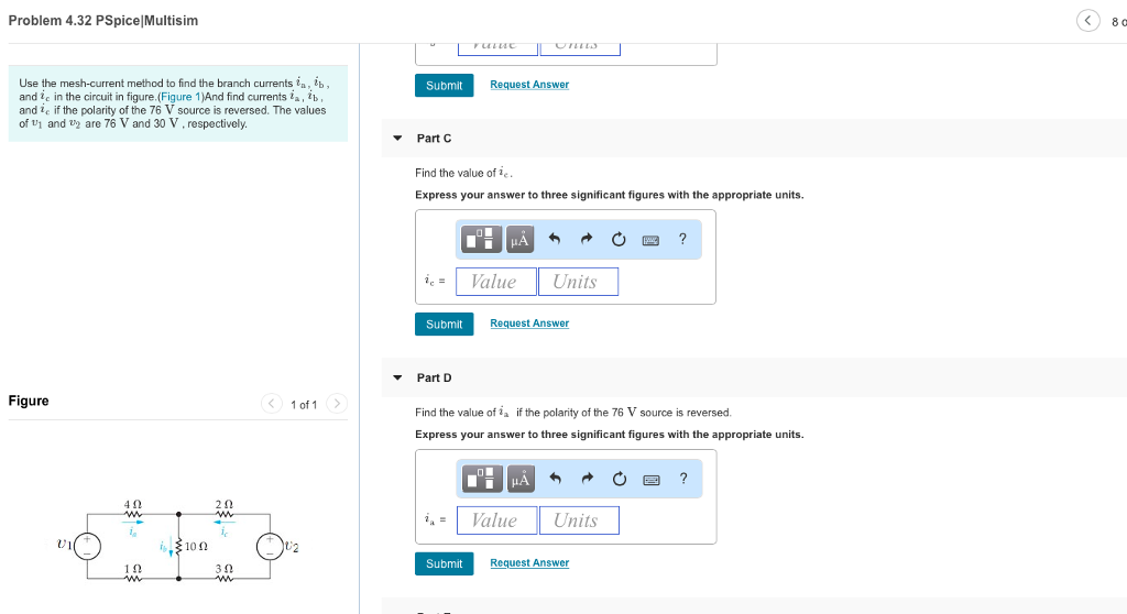 Solved Use the mesh-current method to find the branch | Chegg.com