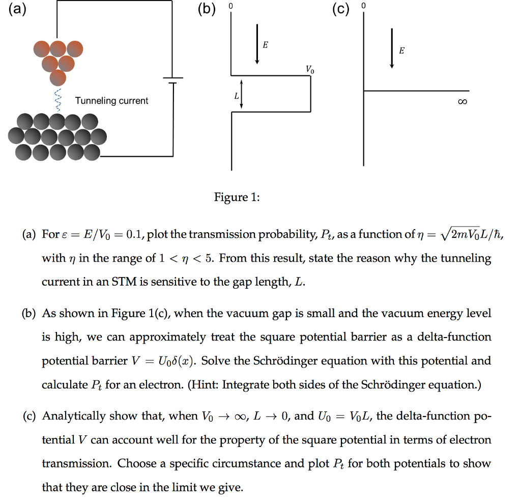 The principle of scanning tunneling microscopy (STM) | Chegg.com