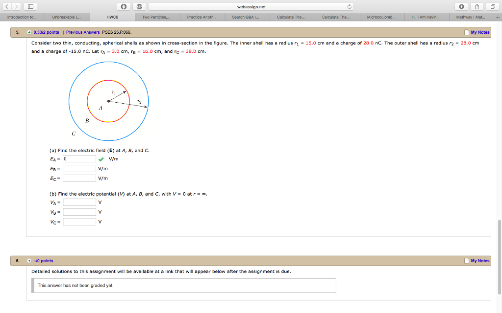 Solved Consider two thin. conducting, spherical shells as | Chegg.com