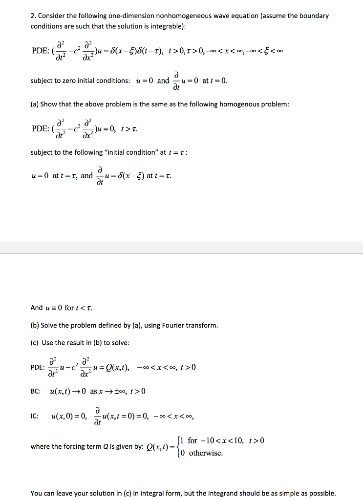 Solved 2. Consider the following one-dimension | Chegg.com