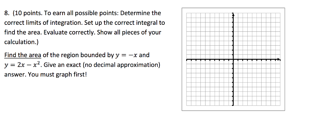 Solved 8. (10 points. To earn all possible points: Determine | Chegg.com