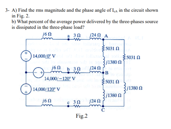 Solved 3- A) Find the rms magnitude and the phase angle of | Chegg.com