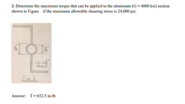 Solved 3, Determine the maximum torque that can be applied | Chegg.com