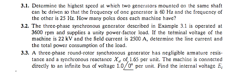 Solved 3.1. Detcrmine the highcst spccd at which two | Chegg.com