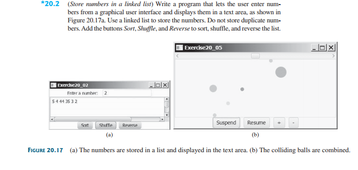 Solved 20.2 Store numbers in a linked list) Write a program | Chegg.com